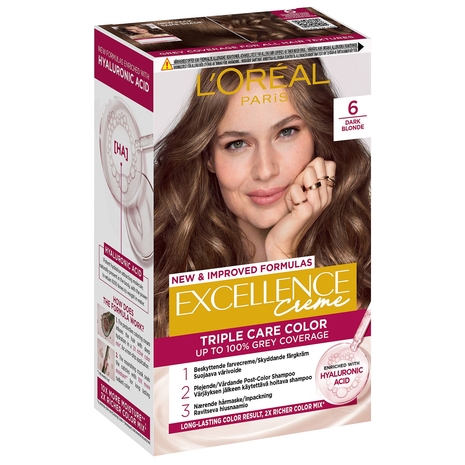 Køb Excellence Creme 6 Mørkeblond fra L'Oréal Paris - Matas