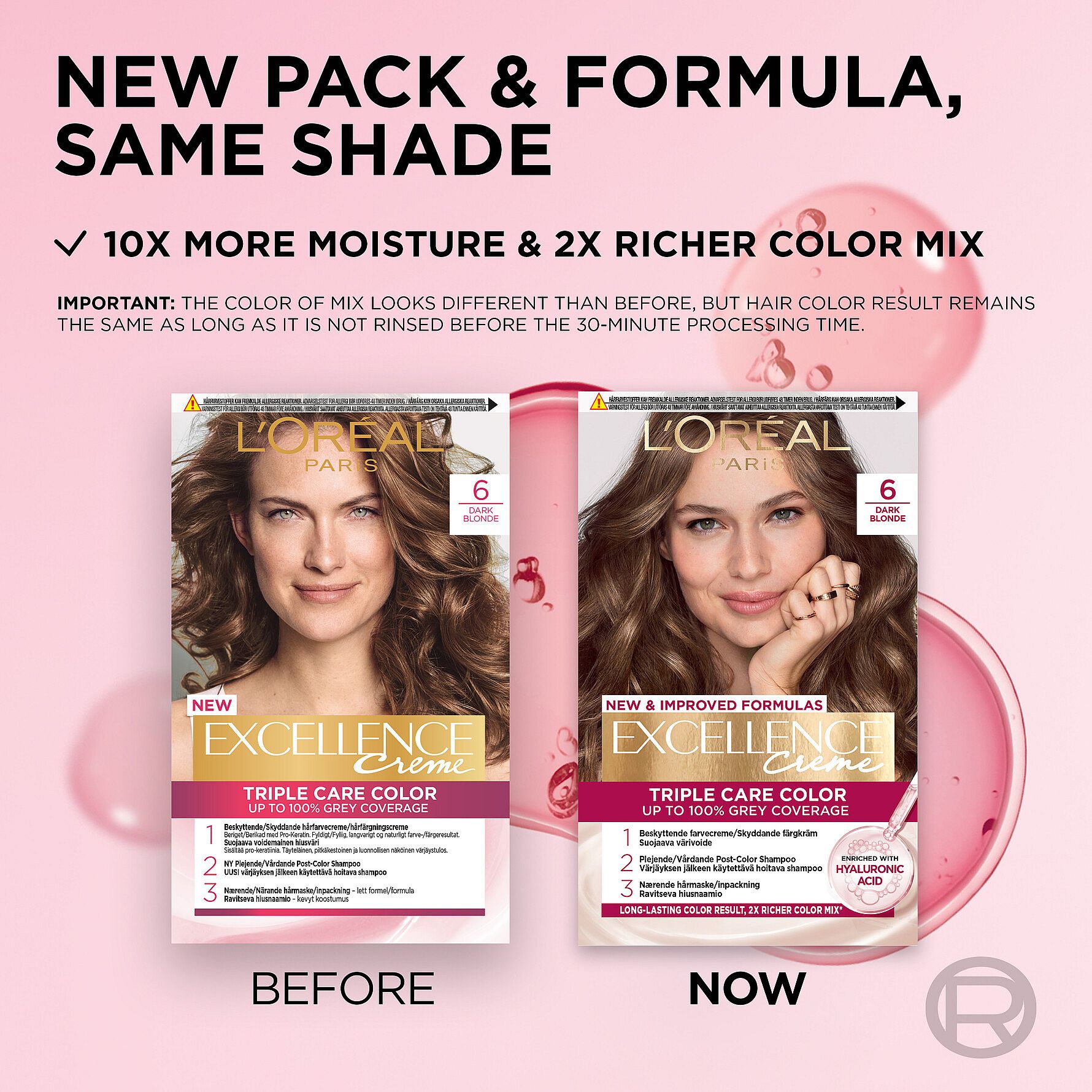 Køb Excellence Creme 6 Mørkeblond fra L'Oréal Paris - Matas