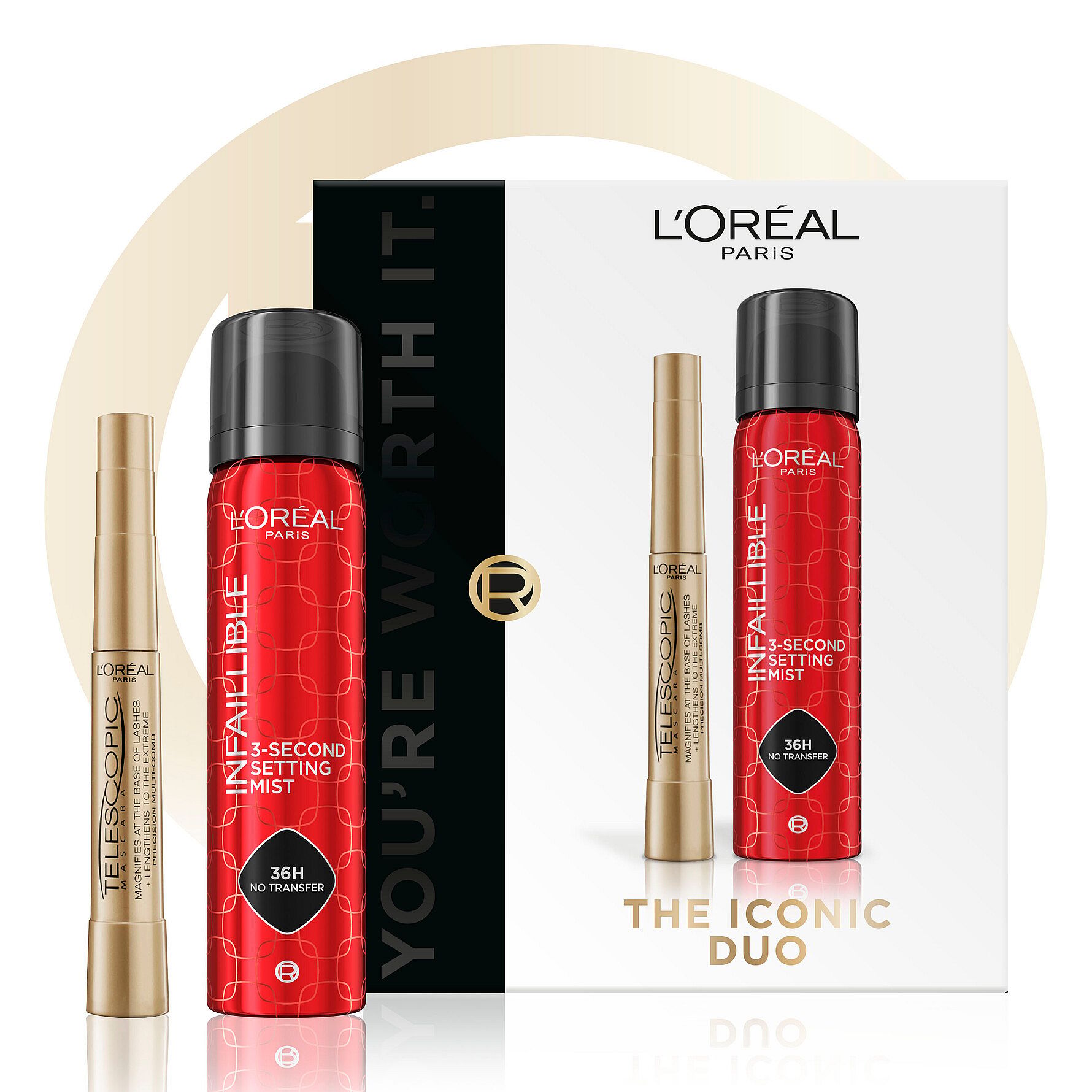 Köp The Iconic Duo Gift Box - L'Oréal Paris - KICKS