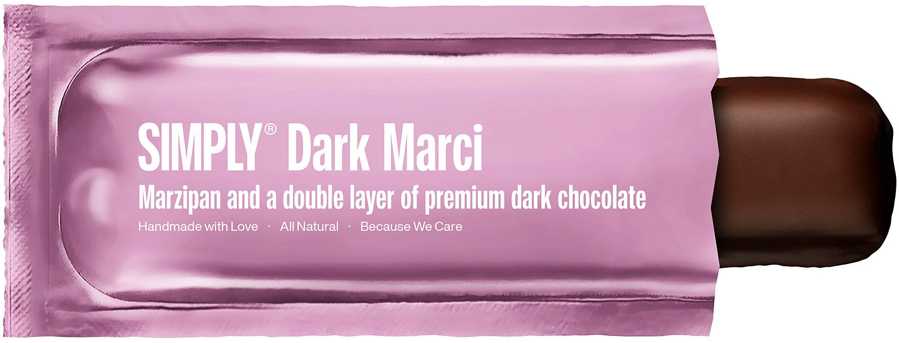 Køb Chokoladebar Dark Marci Marcipan 40 g fra Simply Chocolate - Matas