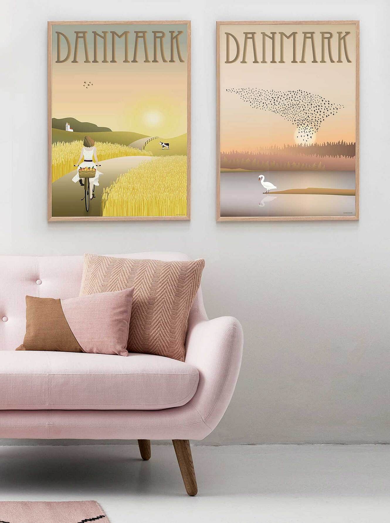 Køb Plakat 'Danmark Sort Sol' 50 x 70 cm fra ViSSEVASSE - Matas