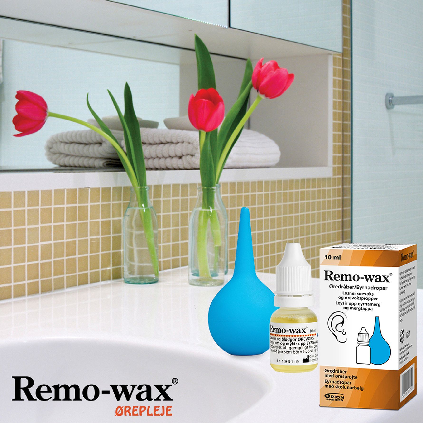 Køb Øredråber m. sprøjte 10 ml fra Remo-wax - Matas