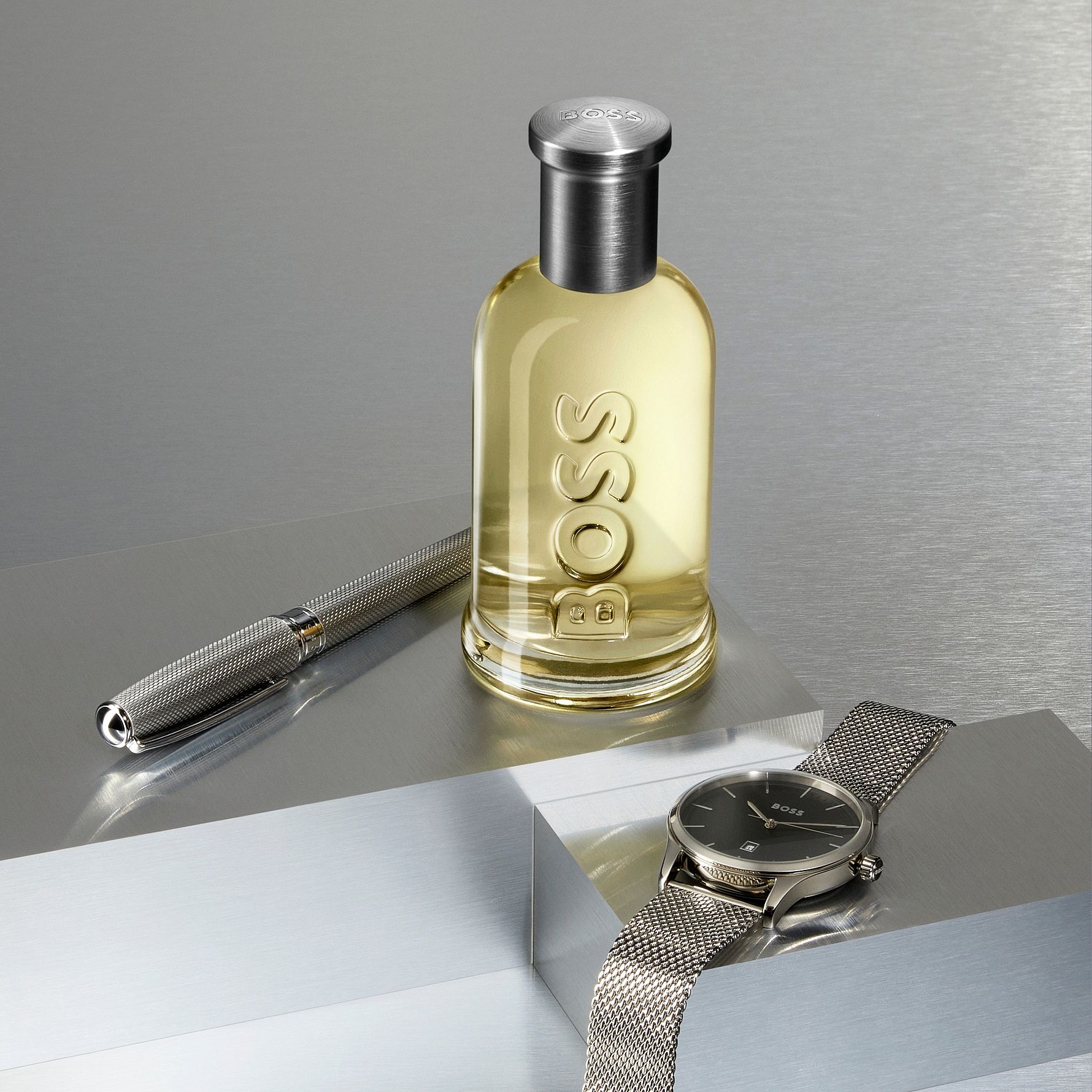 Køb Bottled Eau de Toilette for Men 200 ml fra Hugo Boss - Matas