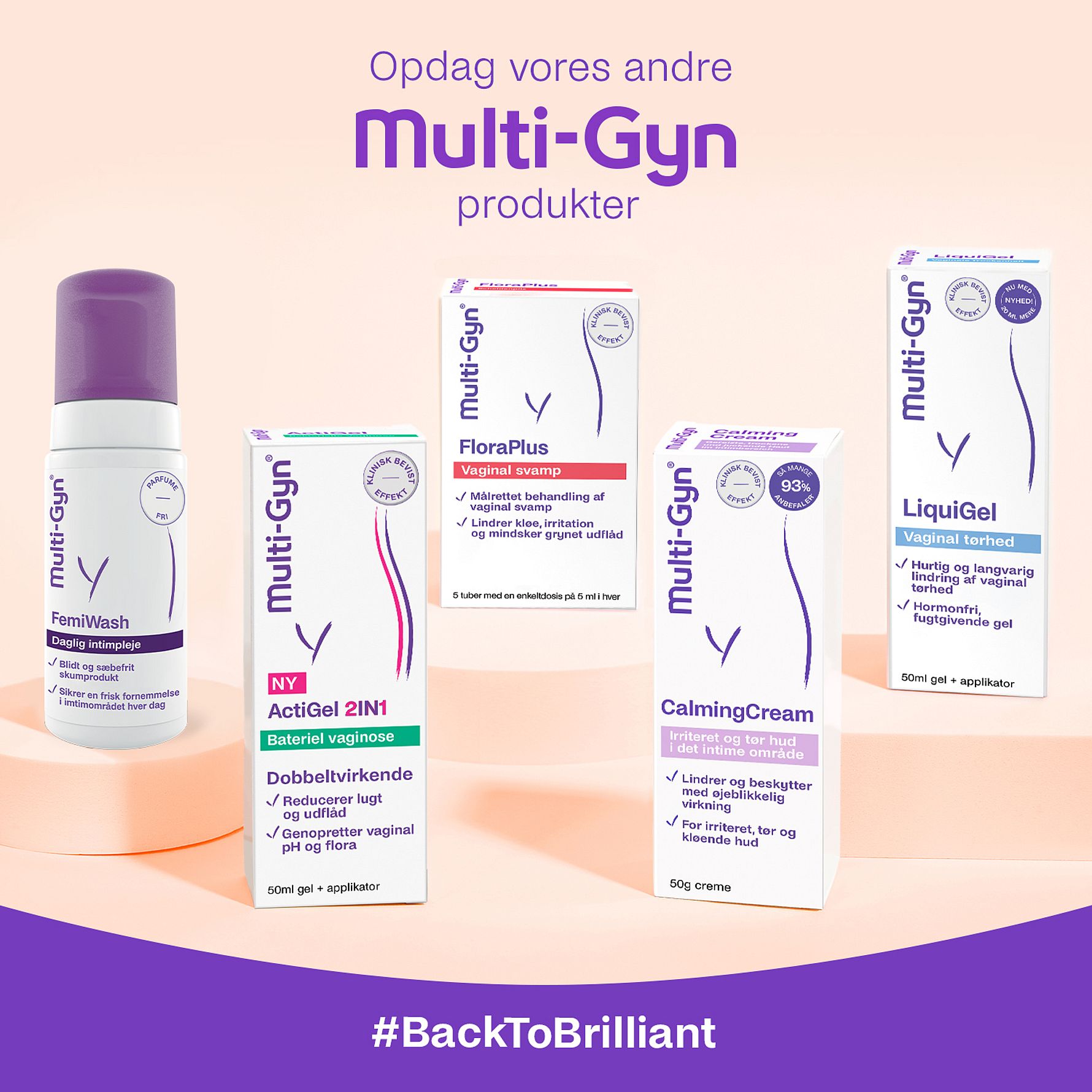 Køb IntiFresh Intime Vådservietter 12 stk. fra Multi-Gyn - Matas