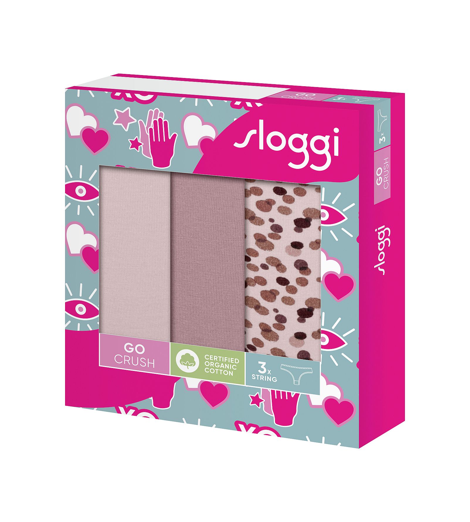 Køb Go Crush String Multiple Colours XL fra Sloggi - Matas