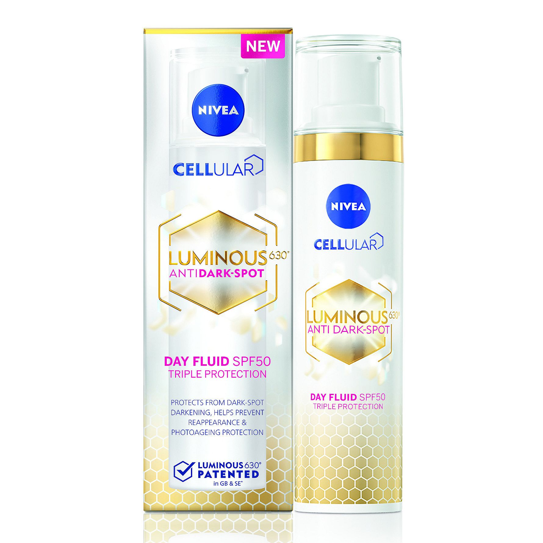 Køb Luminous Anti Dark-Spot Day Fluid SPF 50 40 ml fra NIVEA - Matas