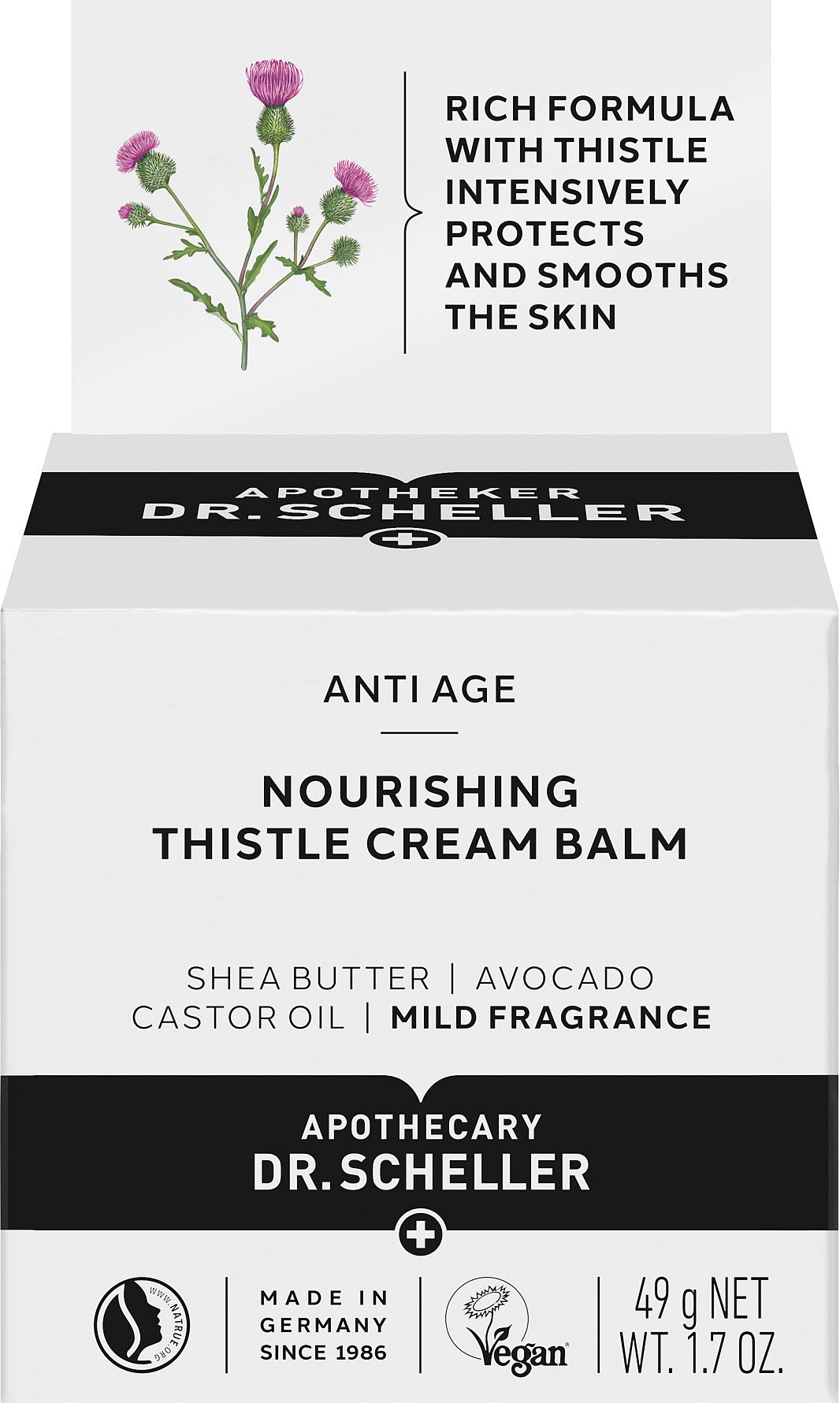 Køb Nourishing Thistle Cream Balm 50 ml fra Dr. Scheller - Matas