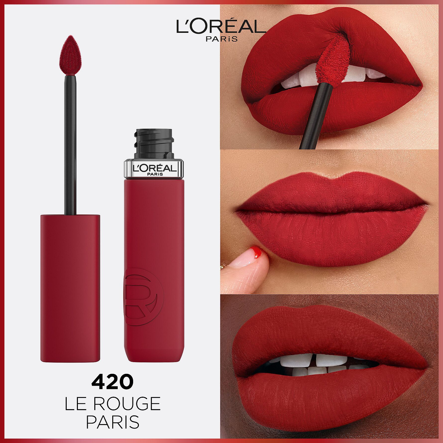 Køb Infaillible Matte Resistance Læbestift 420 Le Rouge Paris fra L ...