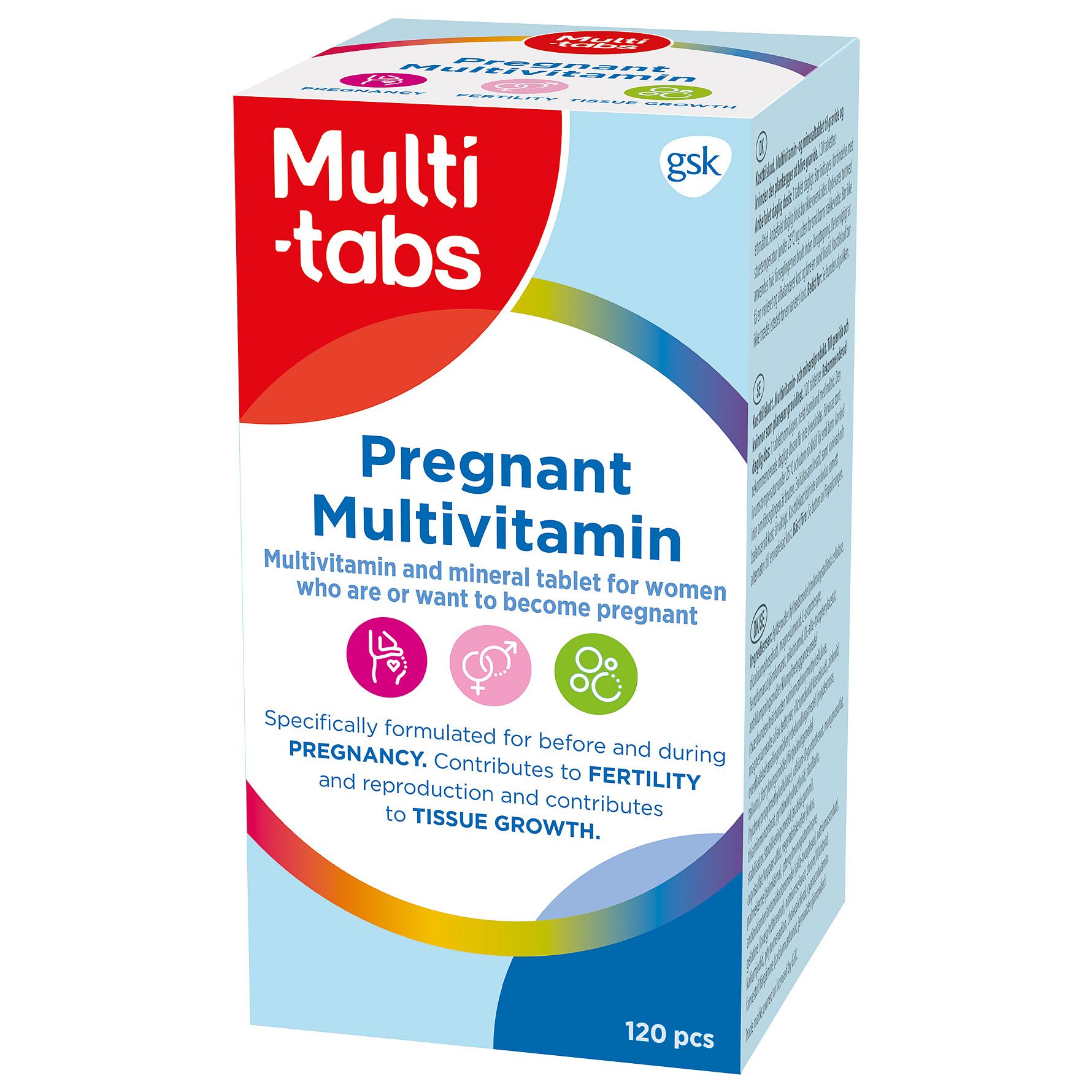 Køb Pregnant Multivitamin 120 tabl fra Multi-tabs - Matas