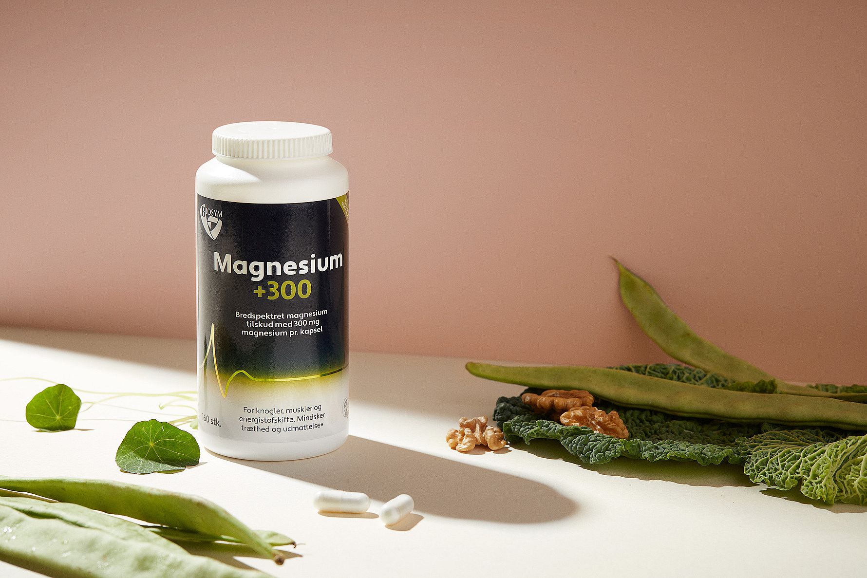 Køb Magnesium+300 250 kaps fra Biosym - Matas