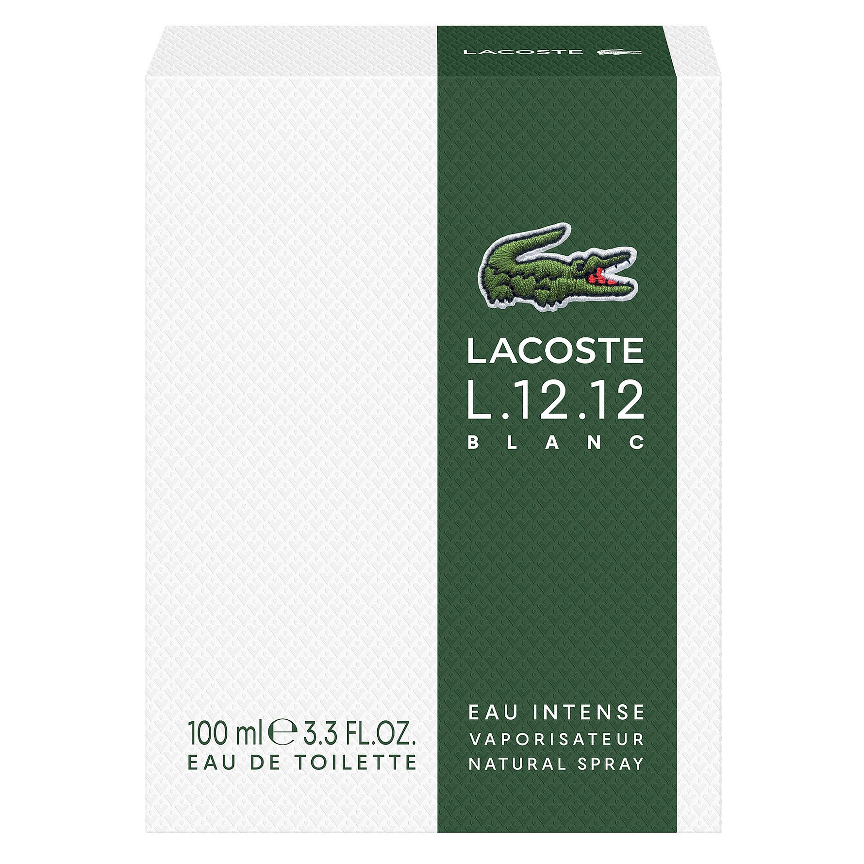 L.12.12 Blanc Eau Intense EdT 100 ml - Lacoste - KICKS