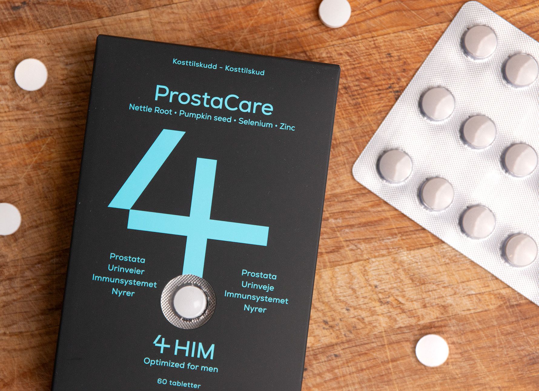 Køb 4Him ProstaCare 60 tabl. fra 4 Him & Her - Matas