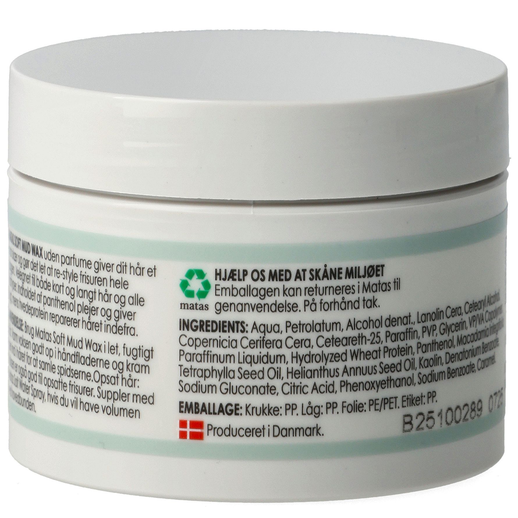 Køb Soft Mud Wax Uden Parfume 75 g fra Matas Striber - Matas