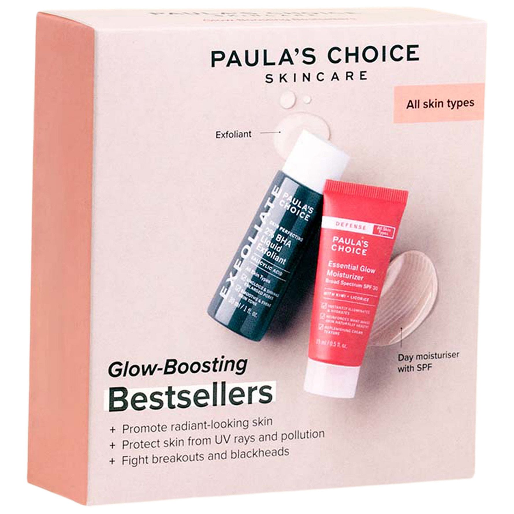 Trial Kit 2% BHA Liquid/Defense SPF Duo - Paula's Choice - KICKS