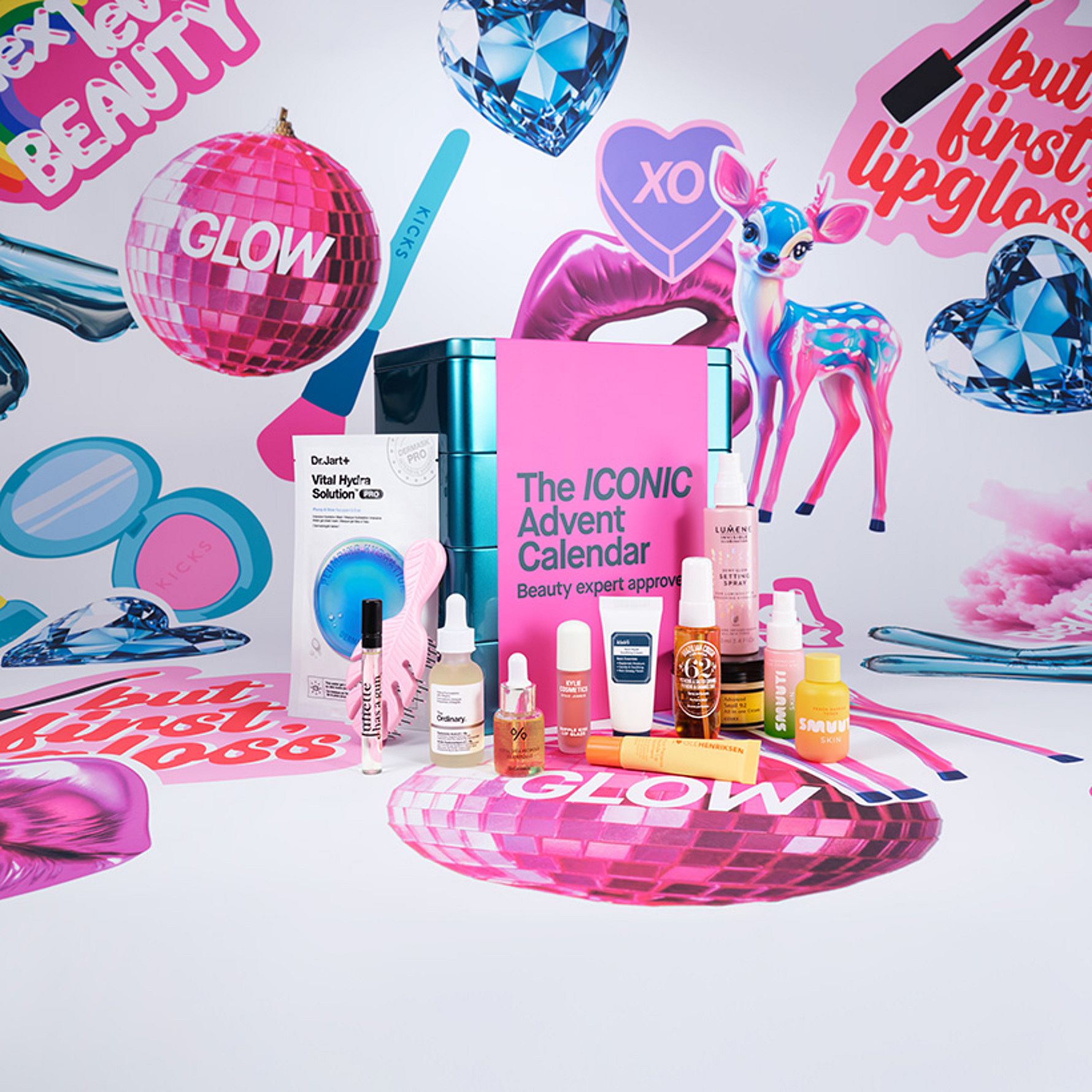 Kjøp The Iconic Beauty Calendar 2025 - Beauty Advent Calendar - KICKS